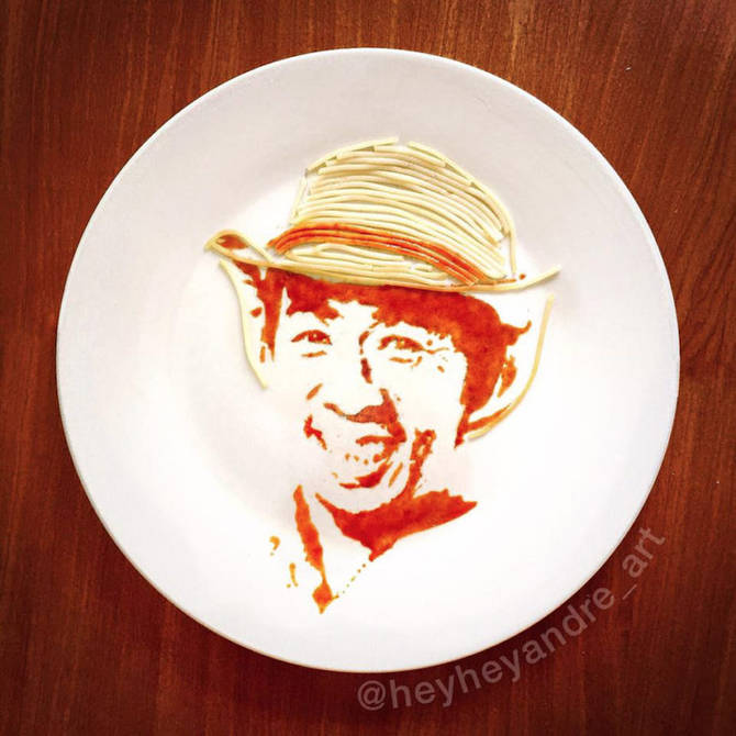 Accurate Portraits Created with Pasta – Fubiz Media