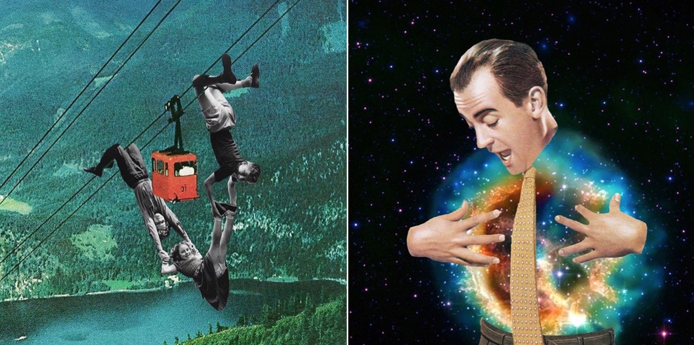 Scatterbrain Collages of Vintage Pictures – Fubiz Media