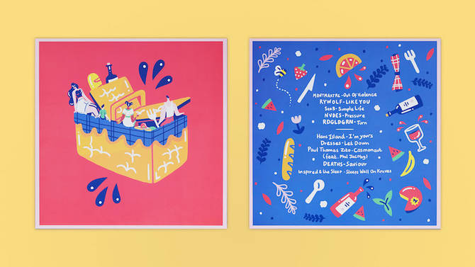 Colorful Illustrated Vinyl Cover & Design – Fubiz Media