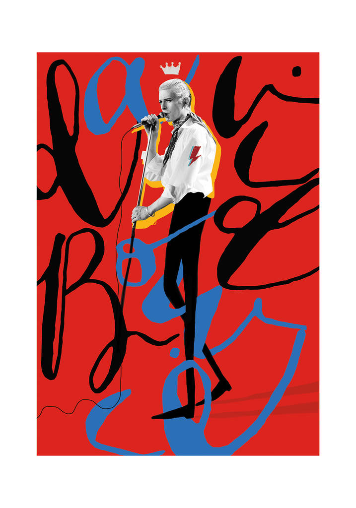 Graphic Series of David Bowie – Fubiz Media
