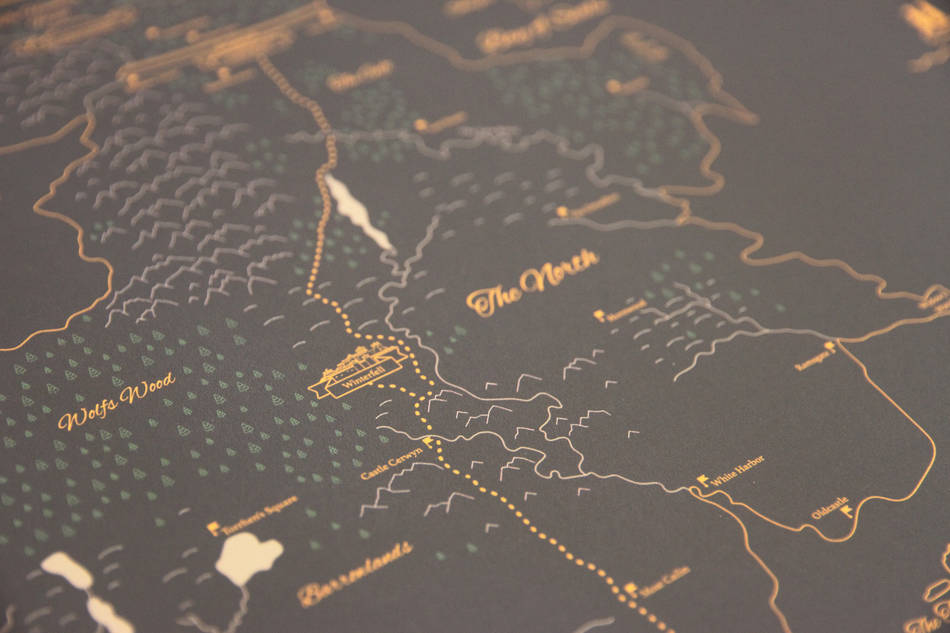 Precise Game of thrones Map by Dean Smith – Fubiz Media