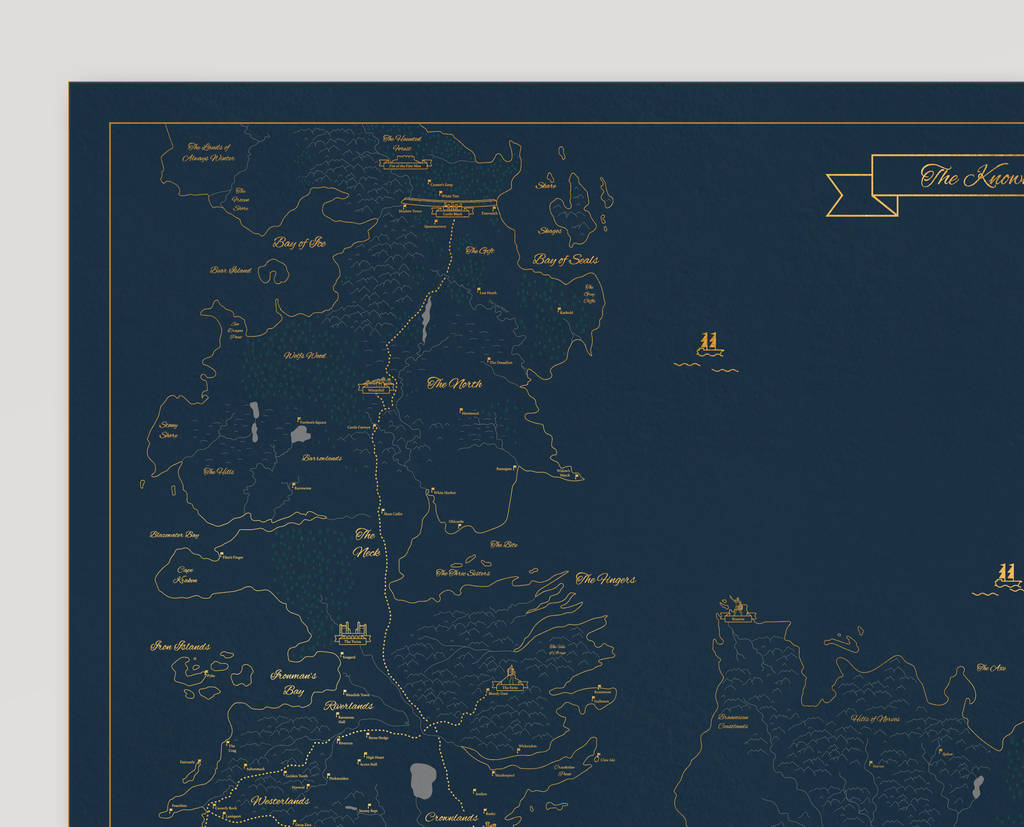 Precise Game of thrones Map by Dean Smith – Fubiz Media
