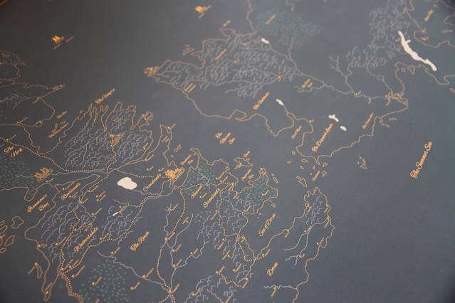 Precise Game of thrones Map by Dean Smith – Fubiz Media