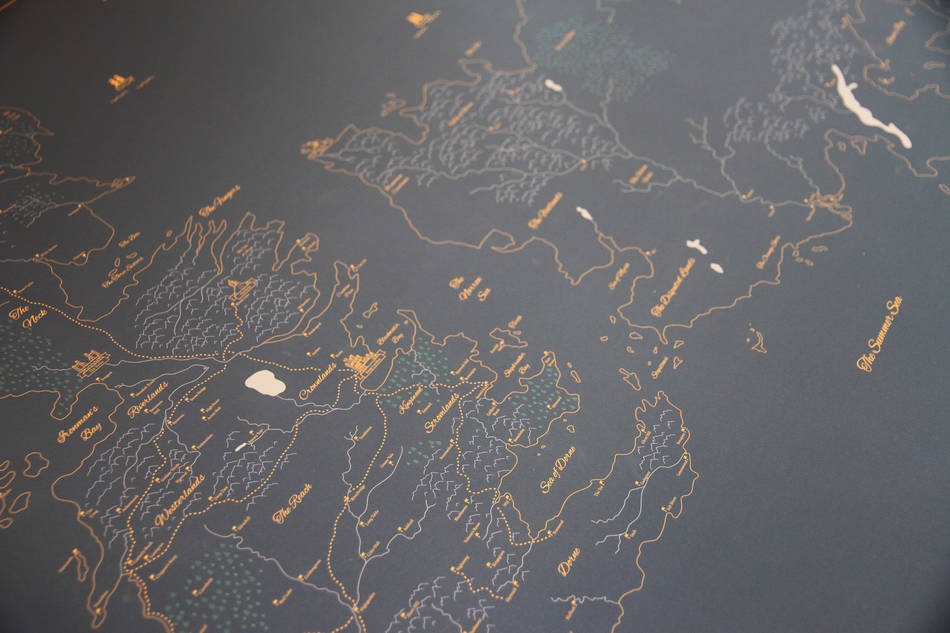 Precise Game of thrones Map by Dean Smith – Fubiz Media
