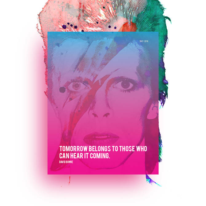 Watercolor Gradient Posters Paying Tribute to Famous Dead Artists ...