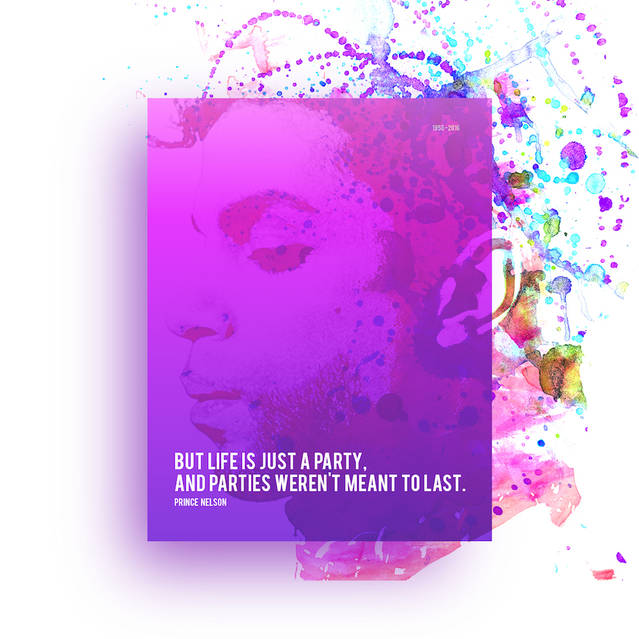 Watercolor Gradient Posters Paying Tribute to Famous Dead Artists ...