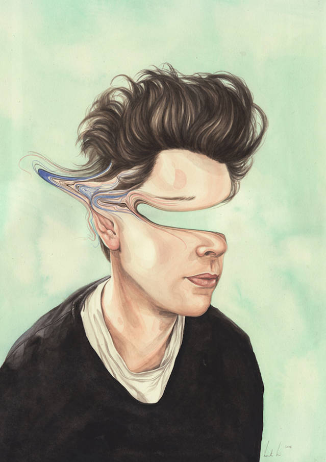 Brilliant Abstract Portraits by Henrietta Harris – Fubiz Media
