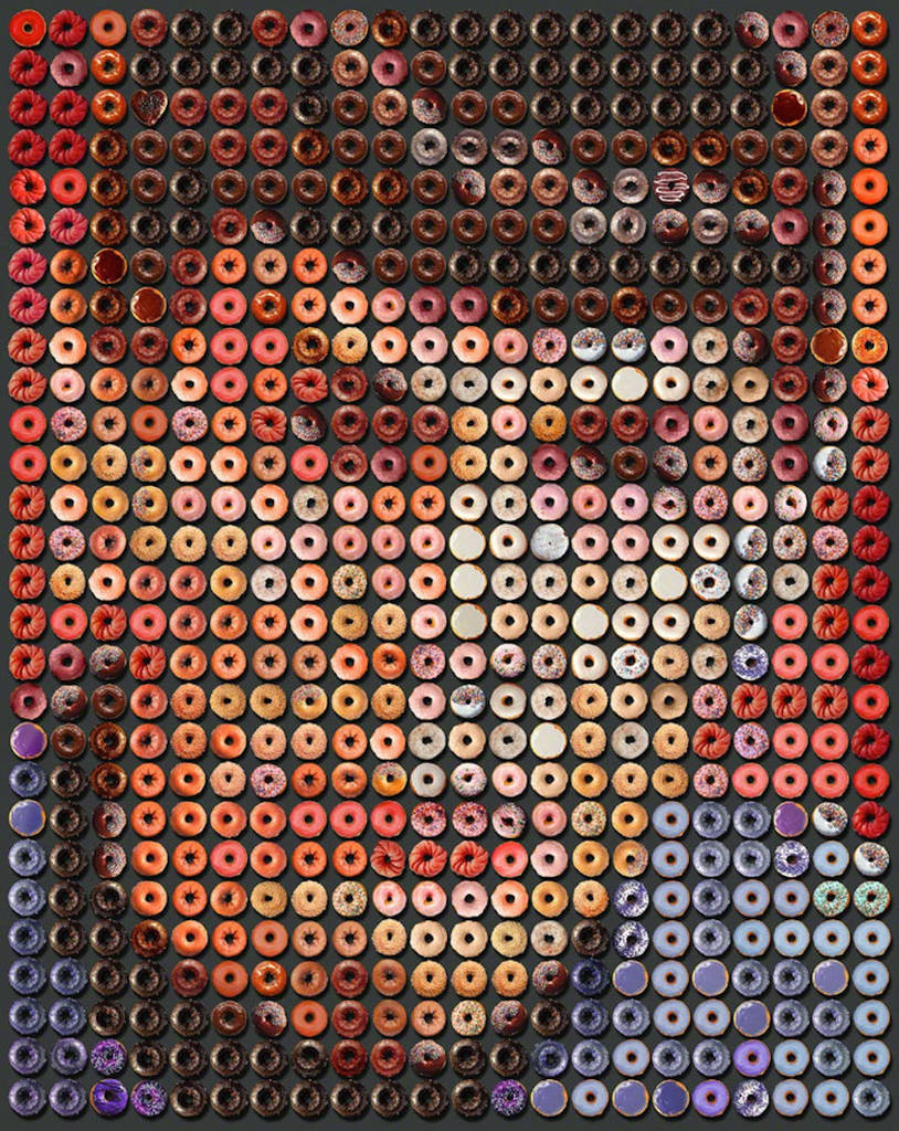 Portraits of Famous People Made with Donuts – Fubiz Media