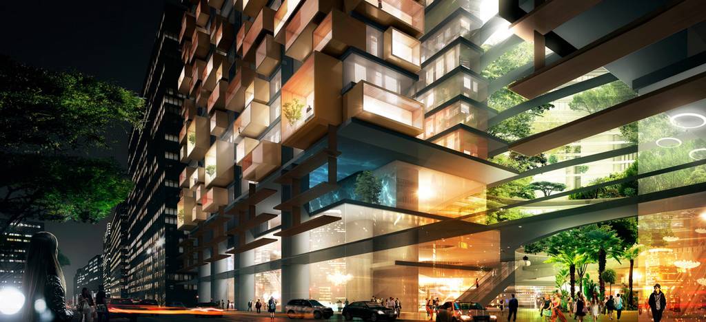Mind-Blowing Multi-Functionnal Building in Singapore – Fubiz Media