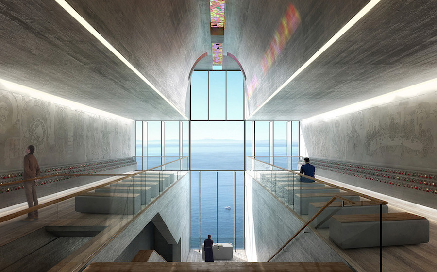 Holy Cross Chapel Facing the Aegean Sea – Fubiz Media