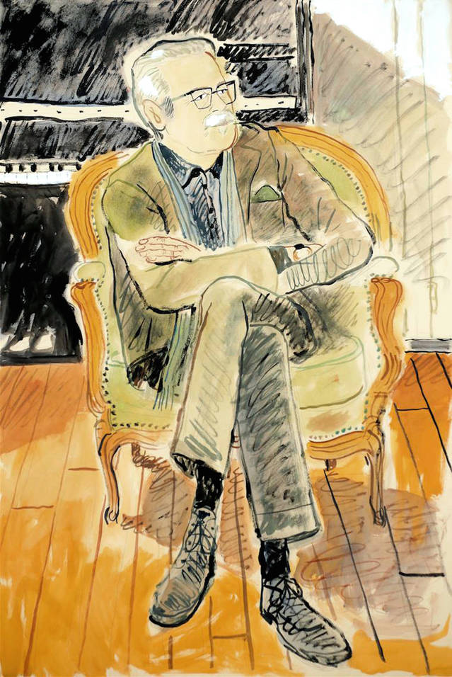 Drawings of People in Sofas by Louis Thomas – Fubiz Media