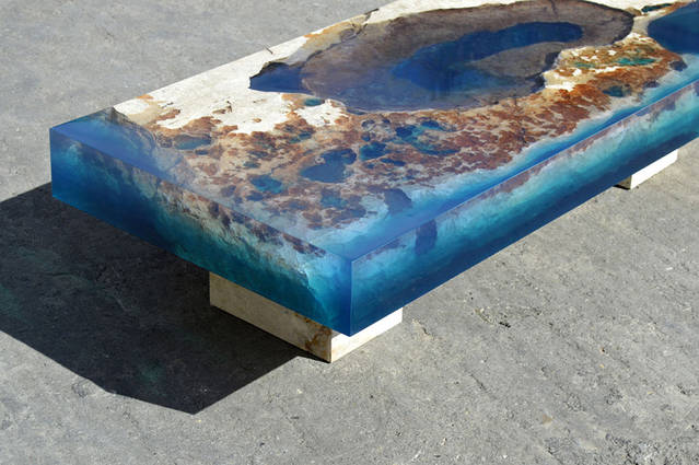 Underwater Reef Table Made With Natural Stone – Fubiz Media
