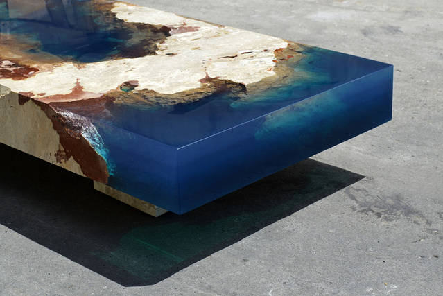 Underwater Reef Table Made With Natural Stone – Fubiz Media