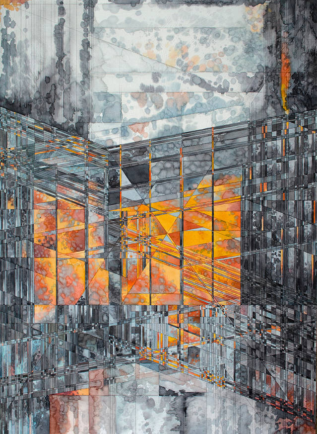 Beautiful Abstract Geometric Watercolors – Fubiz Media