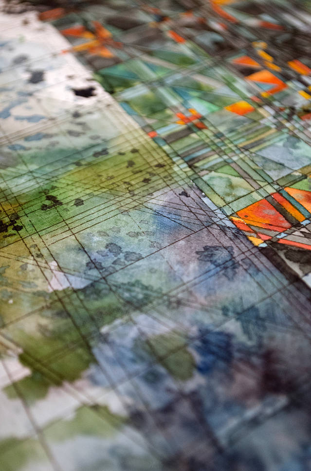 Beautiful Abstract Geometric Watercolors – Fubiz Media