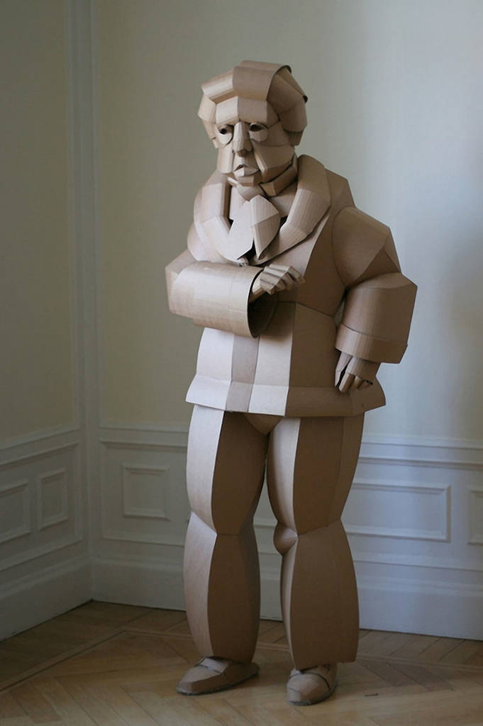 Cardboard Sculptures of Chinese Inhabitants – Fubiz Media