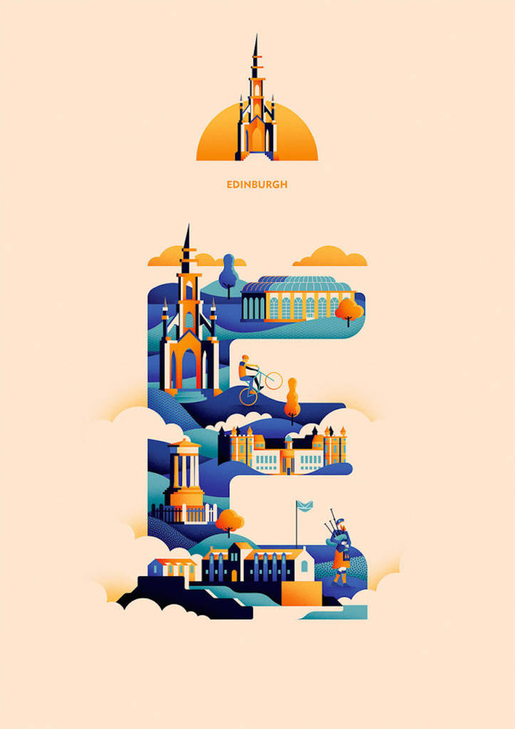 Creative Alphabet Based on Cities Around the World – Fubiz Media