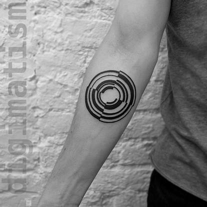 Minimalistic Tattoos inspired by the Digital Era – Fubiz Media