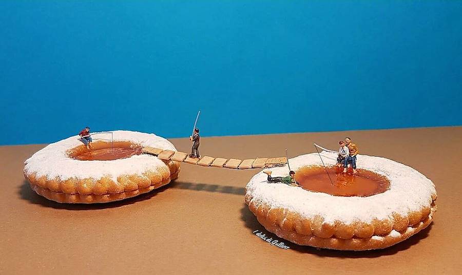 Funny Miniature Scenes with Desserts – Fubiz Media