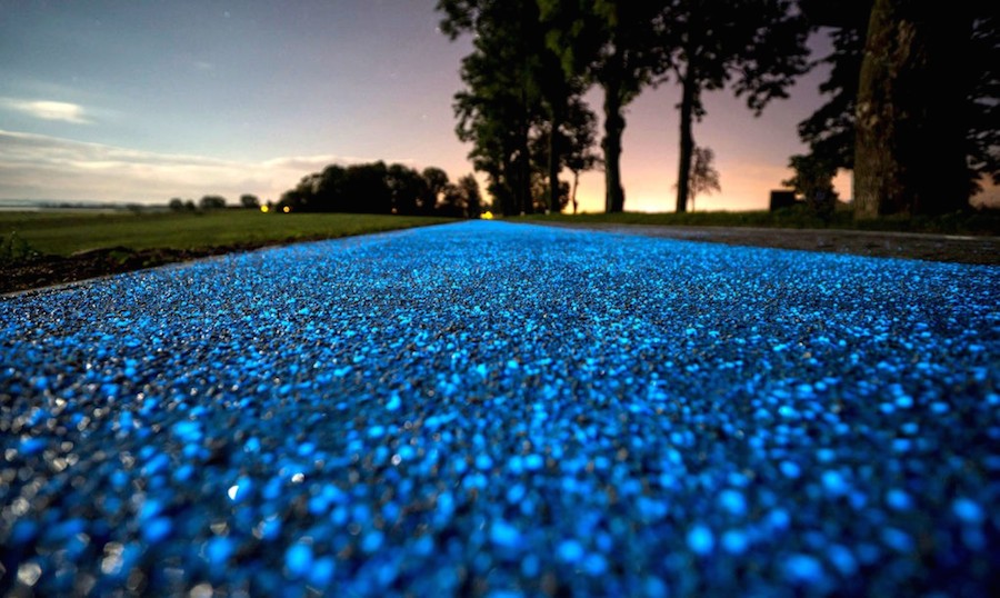 Phosphorescent Cycle Path in Poland – Fubiz Media