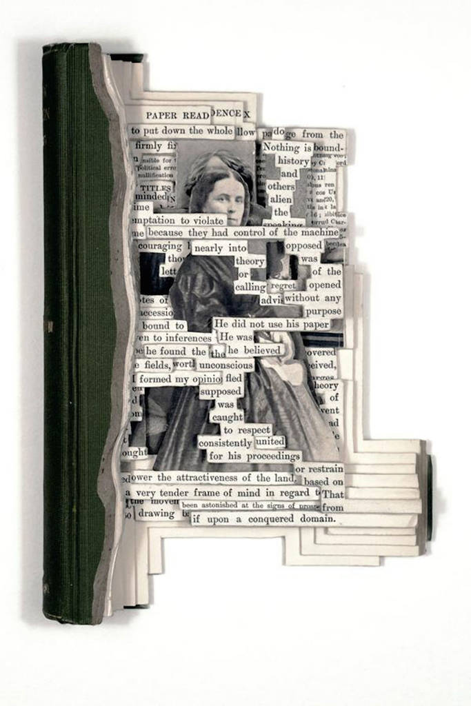 Superb Portrait Book Sculptures by Brian Dettmer – Fubiz Media