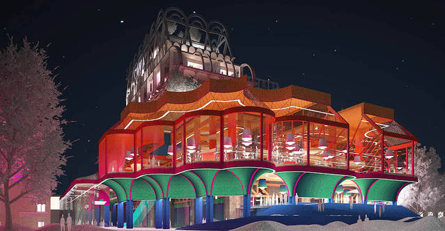 Colorful Cultural Center Project in Sweden – Fubiz Media