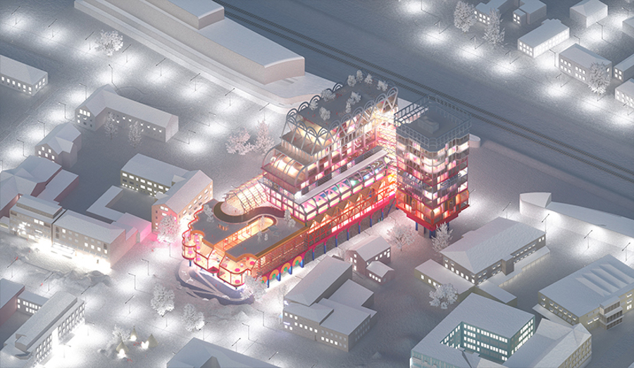 Colorful Cultural Center Project in Sweden – Fubiz Media