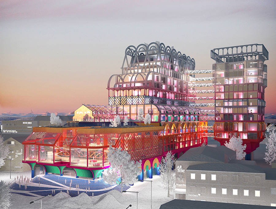 Colorful Cultural Center Project in Sweden – Fubiz Media