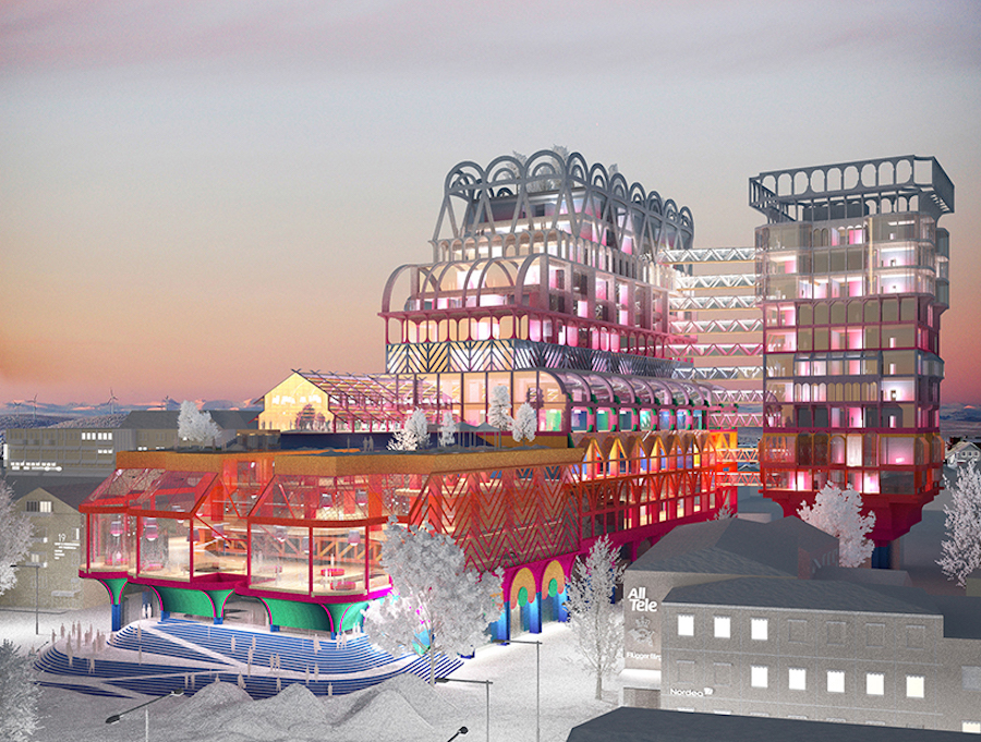 Colorful Cultural Center Project in Sweden – Fubiz Media