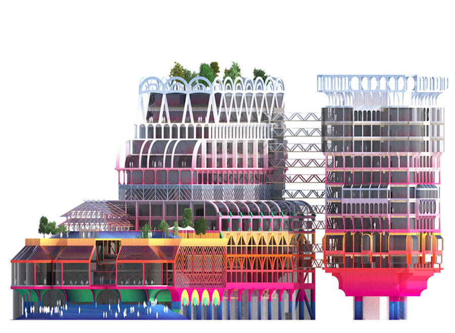 Colorful Cultural Center Project in Sweden – Fubiz Media