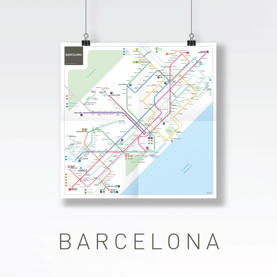 Efficient and Beautiful Metro Maps of World’s Main Cities – Fubiz Media