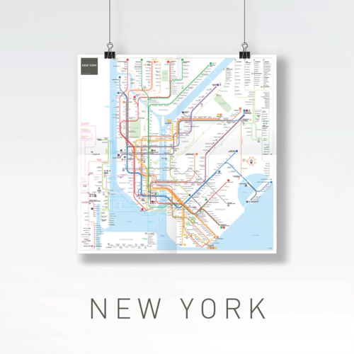 Efficient and Beautiful Metro Maps of World’s Main Cities – Fubiz Media