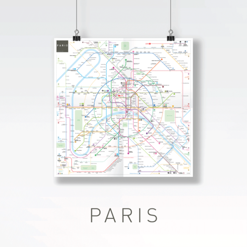 Efficient and Beautiful Metro Maps of World’s Main Cities – Fubiz Media