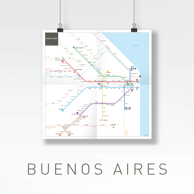 Efficient and Beautiful Metro Maps of World’s Main Cities – Fubiz Media