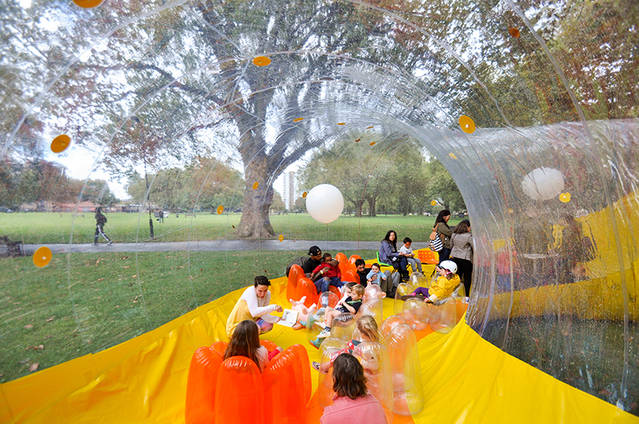 Inflatable Art Pavilion in London – Fubiz Media