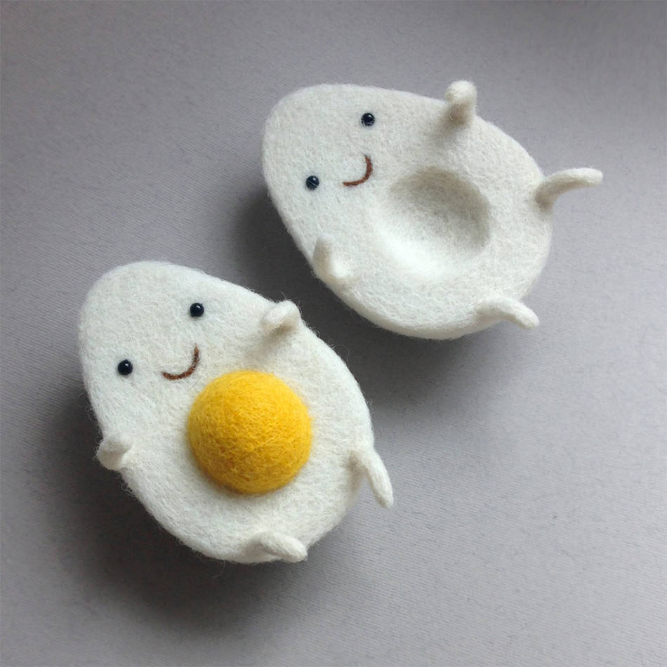 Cute Food Wool Sculptures – Fubiz Media