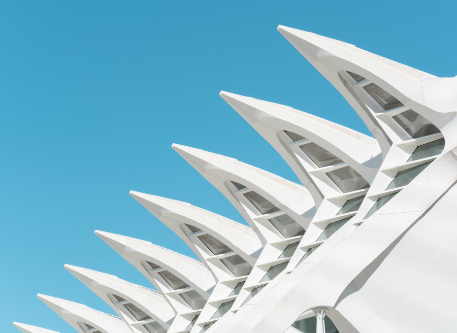 Bewitching White and Sky Blue Architecture Photography-9 – Fubiz Media