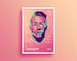 Great Digital Neon Portraits of Famous Artists – Fubiz Media