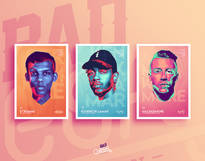 Great Digital Neon Portraits of Famous Artists – Fubiz Media