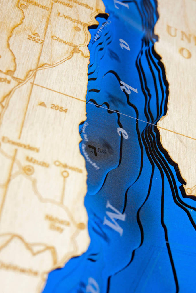 Stunning 3D Laser Engraved Lake Maps From Wood and Aluminium – Fubiz Media