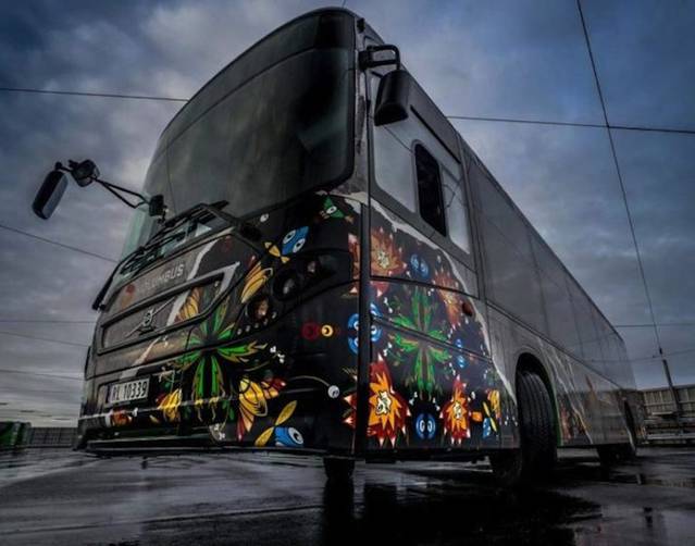 Creative Street Art Buses in Norway – Fubiz Media