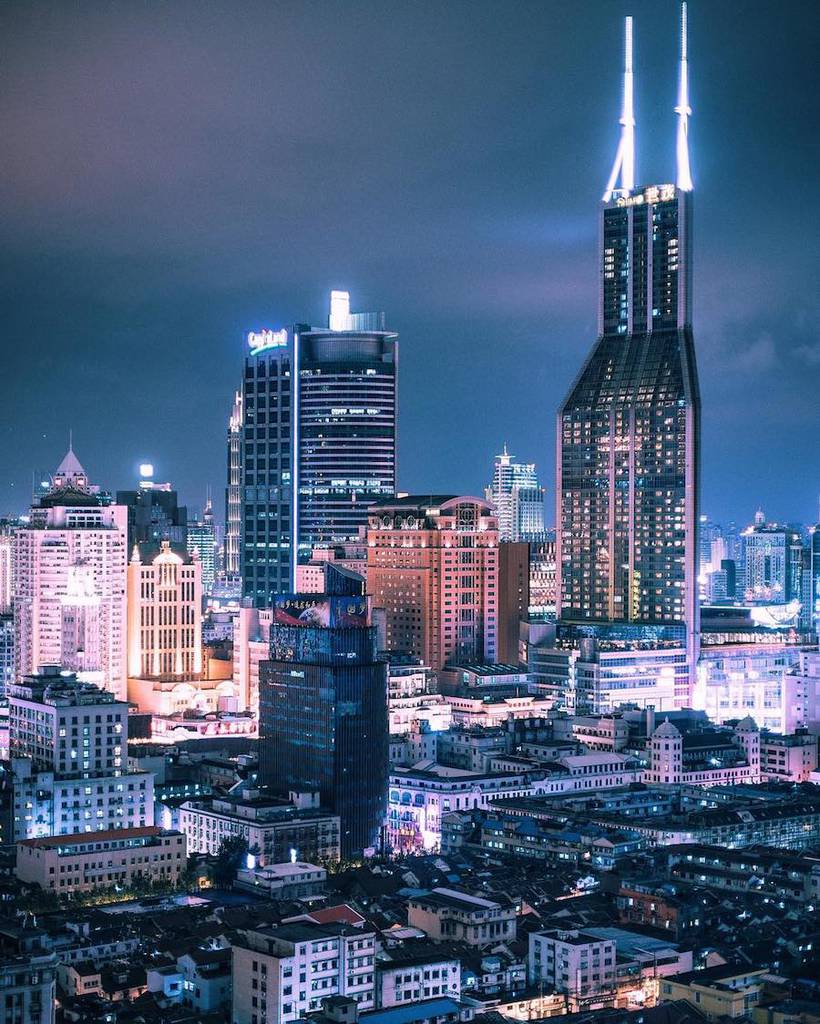 Urban Lights of Shanghai From Its Skyscrapers – Fubiz Media