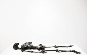Vibrating Self-Drawing Graphite Skeleton – Fubiz Media
