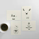 Coffee Stains Postcards for Christmas – Fubiz Media