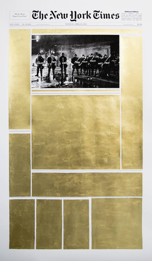 Enhancing New York Times Covers with Gold Leaves Trips – Fubiz Media