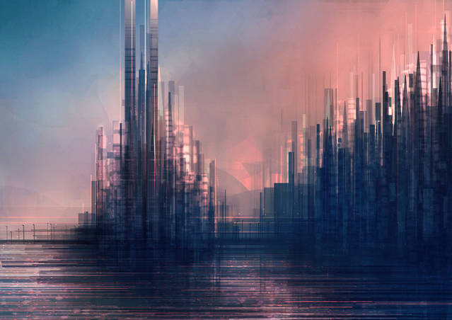 Geometric and Colorful 2D Illustrations of Cities – Fubiz Media