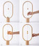 Stylish Wooden Lamp with Levitating Switch – Fubiz Media