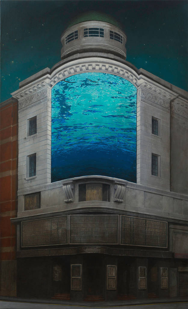 Superb Paintings of Sunsets and Water Inserted in Lost Places – Fubiz Media