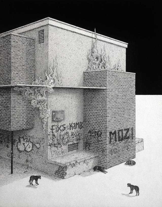 Surreal Ink Drawings by Ben Tolman – Fubiz Media