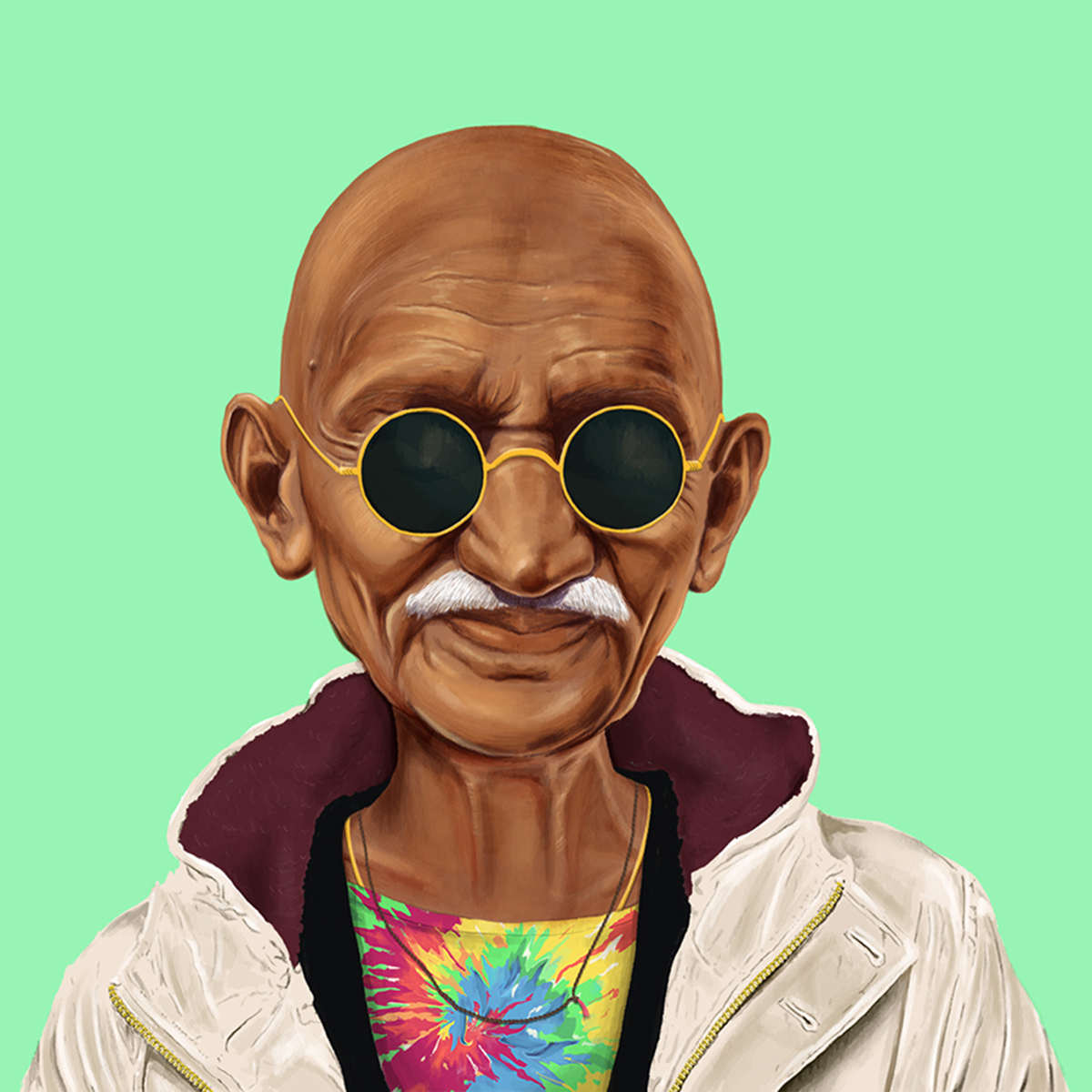 World Leaders Reimagined as Hipsters in Illustrations – Fubiz Media